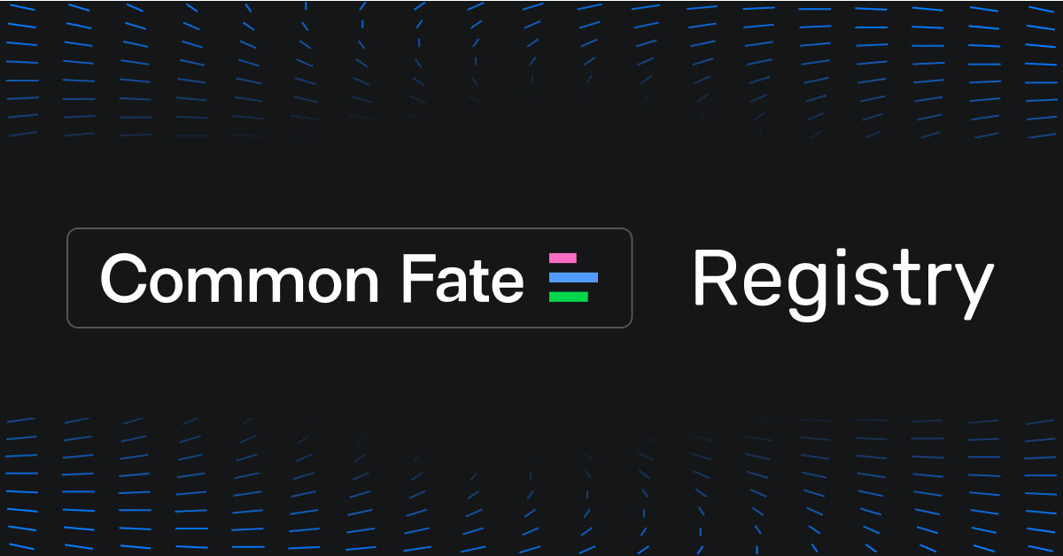 Common Fate Registry